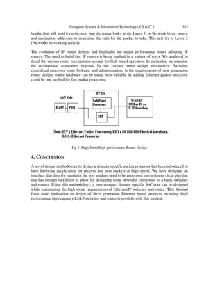 ETHERNET PACKET PROCESSOR FOR SOC APPLICATION | PDF