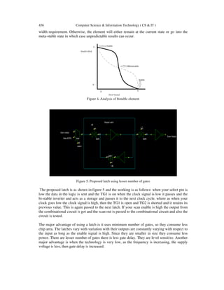 SCAN CHAINS TESTING FOR LATCHES TO REDUCE AREA AND THE POWER ...
