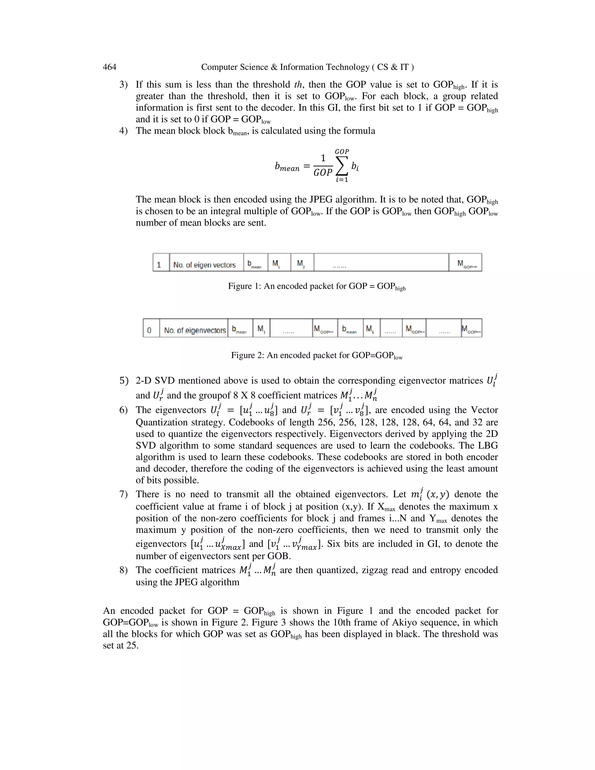 NEW IMPROVED 2D SVD BASED ALGORITHM FOR VIDEO CODING | PDF