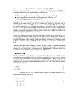 STATOR FLUX OPTIMIZATION ON DIRECT TORQUE CONTROL WITH FUZZY LOGIC | PDF | Radio Control ...