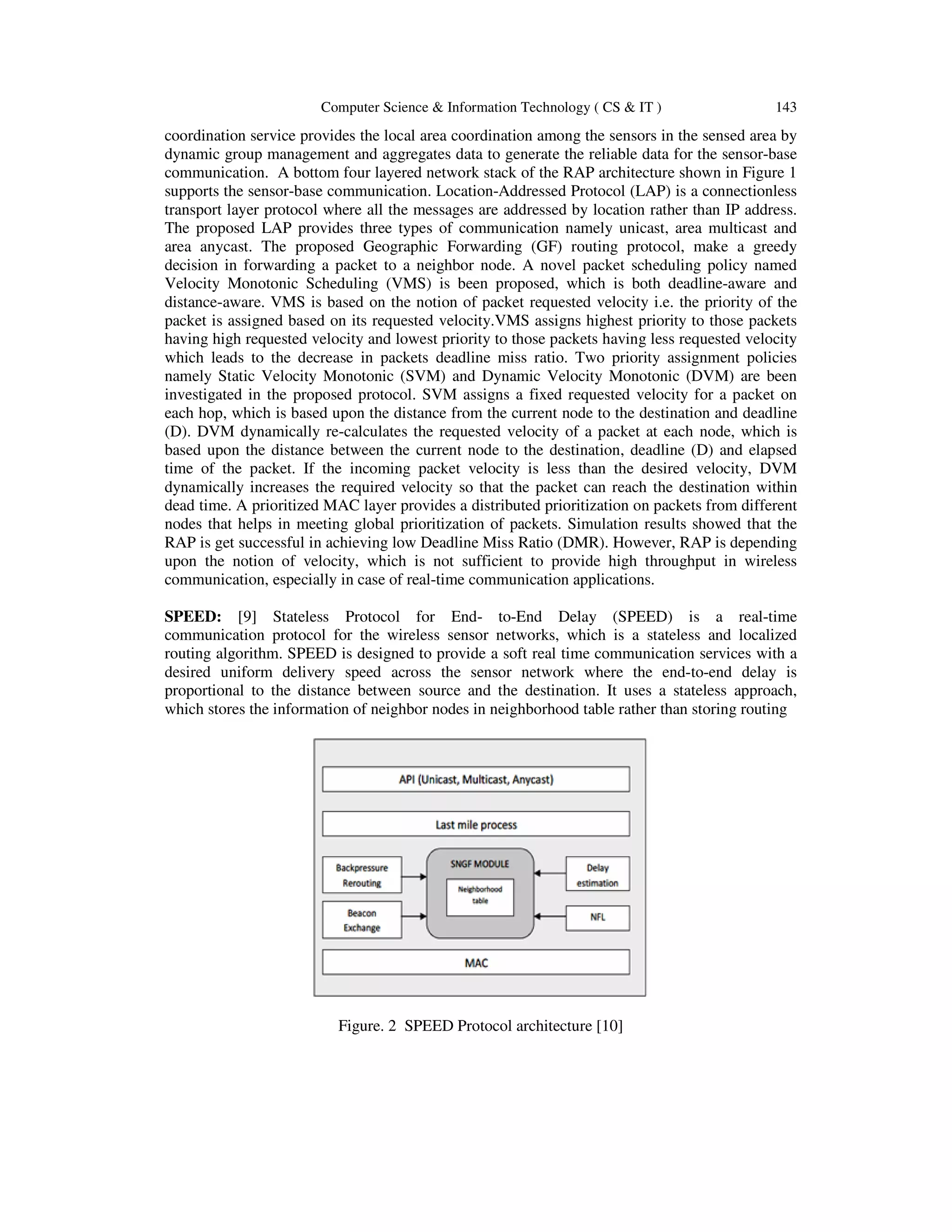 REAL-TIME ROUTING PROTOCOLS FOR WIRELESS SENSOR NETWORKS: A SURVEY | PDF