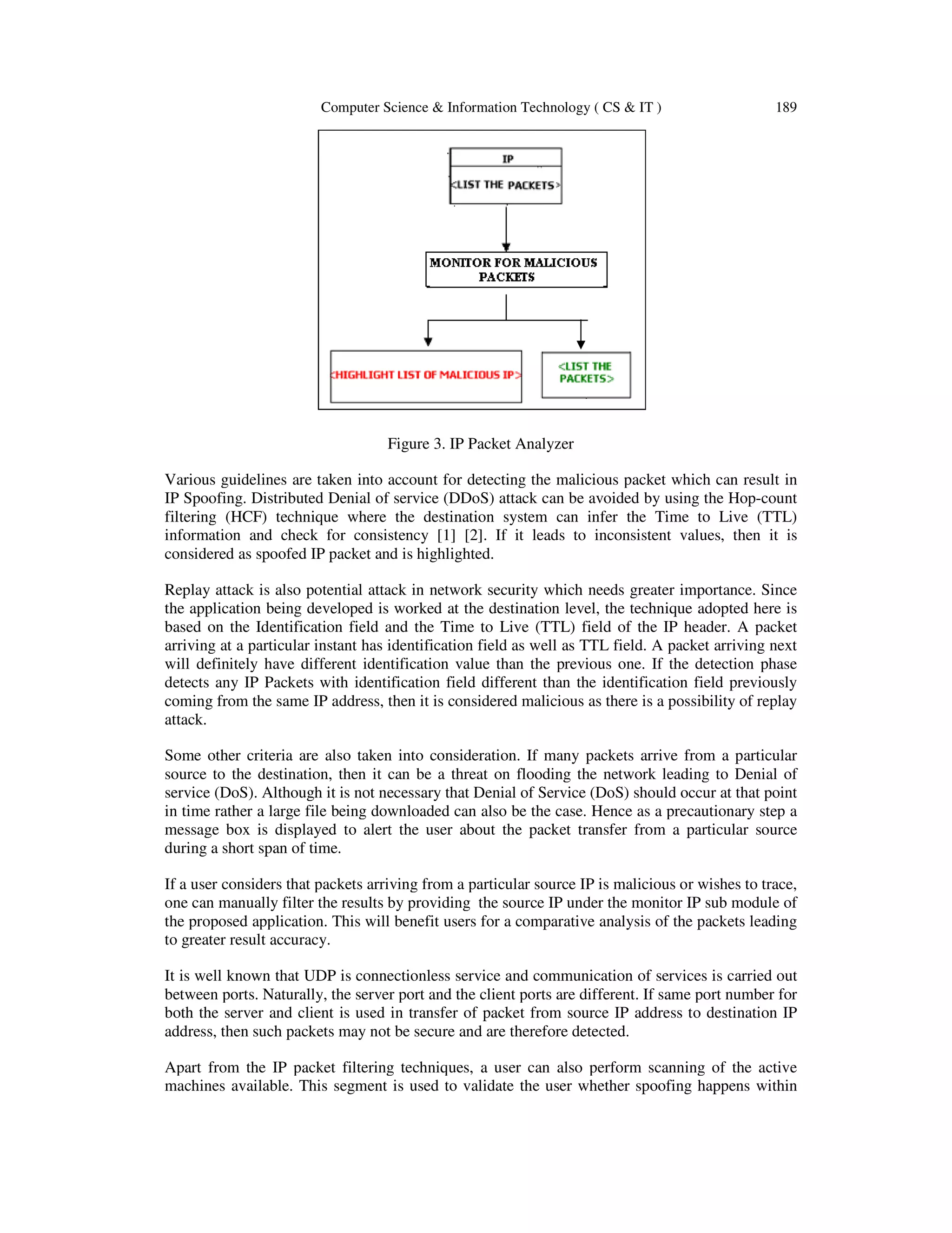 EFFICIENT DEFENSE SYSTEM FOR IP SPOOFING IN NETWORKS | PDF