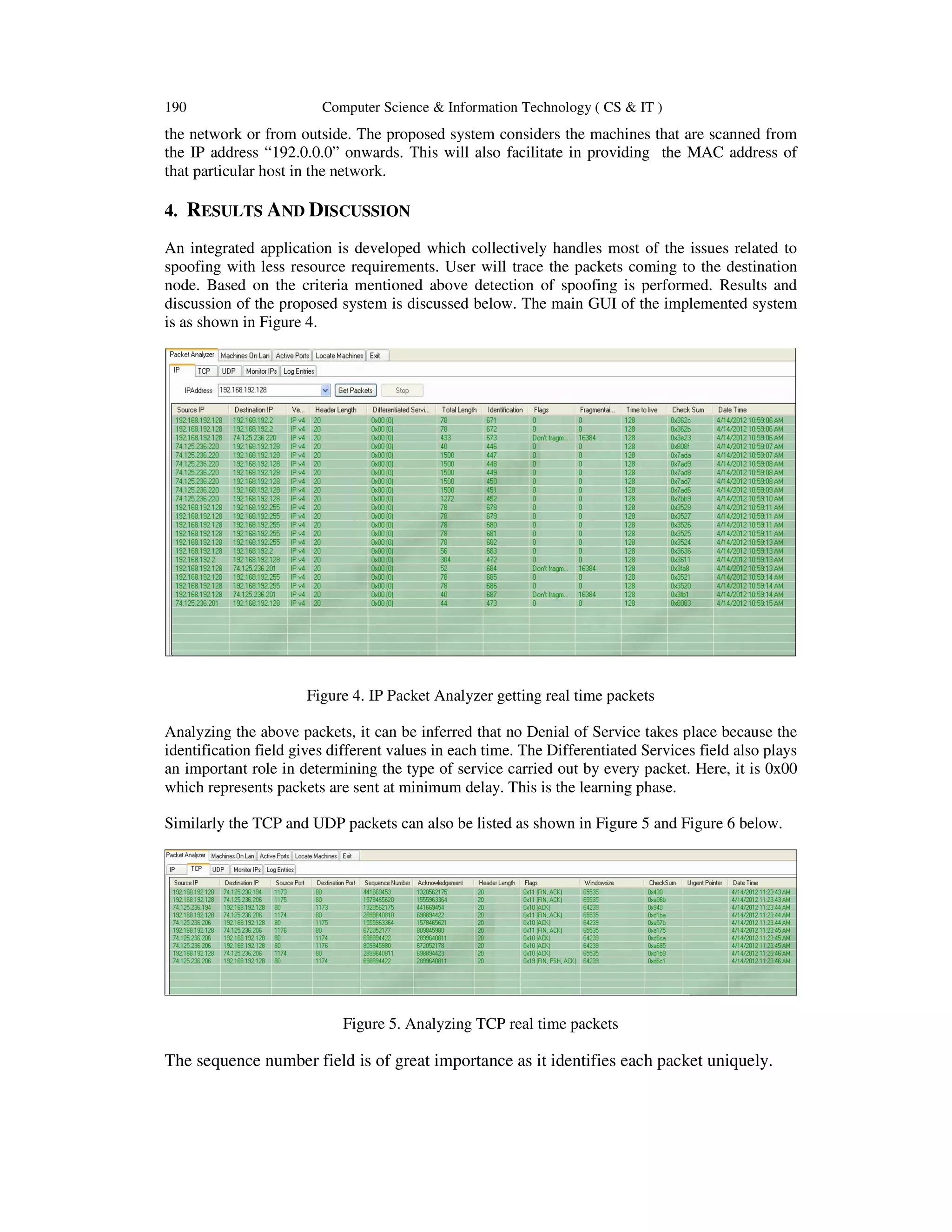 EFFICIENT DEFENSE SYSTEM FOR IP SPOOFING IN NETWORKS | PDF