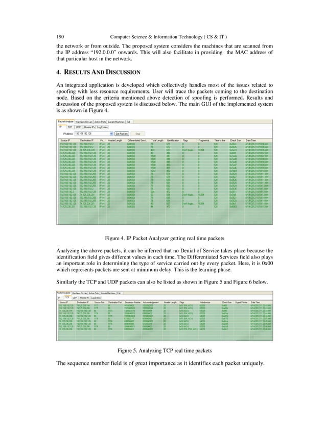 EFFICIENT DEFENSE SYSTEM FOR IP SPOOFING IN NETWORKS | PDF
