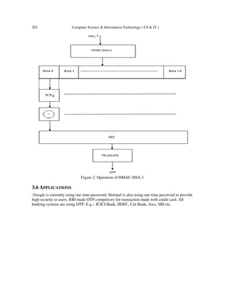GENERATION OF SECURE ONE-TIME PASSWORD BASED ON IMAGE AUTHENTICATION | PDF