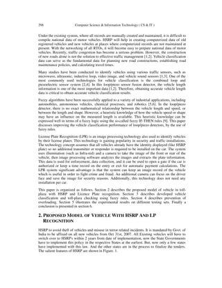 Implementation of Fuzzy Logic with High Security Registration Plate ...