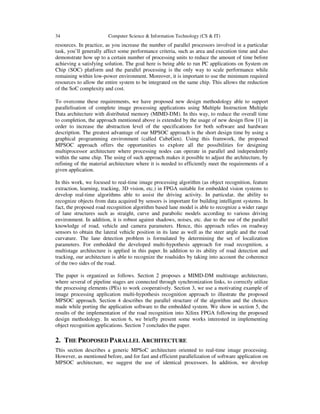 HOMOGENEOUS MULTISTAGE ARCHITECTURE FOR REAL-TIME IMAGE PROCESSING | PDF | Computing ...