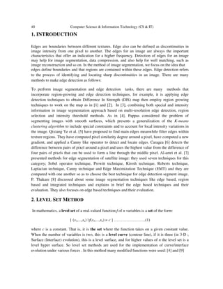 A STUDY AND ANALYSIS OF DIFFERENT EDGE DETECTION TECHNIQUES | PDF
