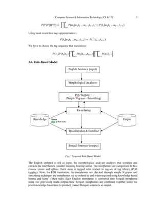 AN ADVANCED APPROACH FOR RULE BASED ENGLISH TO BENGALI MACHINE ...
