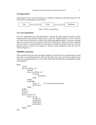 SEGMENTATION OF CHARACTERS WITHOUT MODIFIERS FROM A PRINTED BANGLA TEXT | PDF