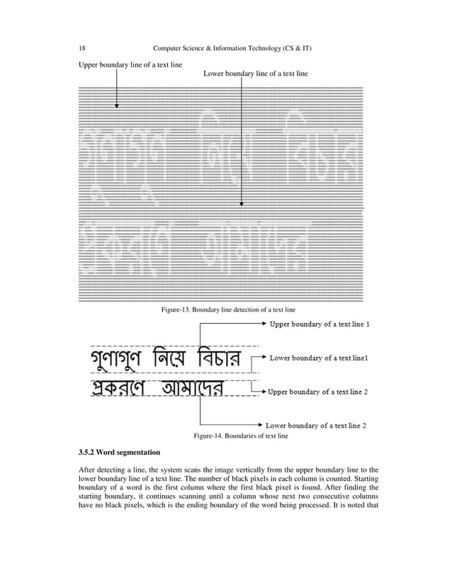 SEGMENTATION OF CHARACTERS WITHOUT MODIFIERS FROM A PRINTED BANGLA TEXT | PDF