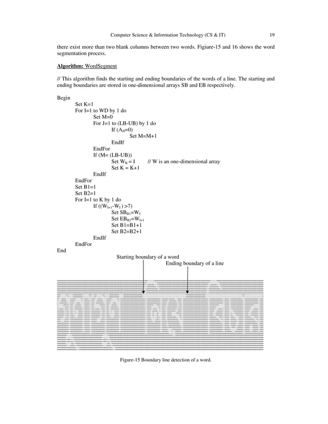 SEGMENTATION OF CHARACTERS WITHOUT MODIFIERS FROM A PRINTED BANGLA TEXT | PDF