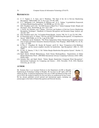 ONLINE BANGLA HANDWRITTEN COMPOUND WORD RECOGNITION BASED ON SEGMENTATION | PDF