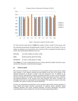 ENTROPY-COST RATIO MAXIMIZATION MODEL FOR EFFICIENT STOCK PORTFOLIO SELECTION USING INTERVAL ...