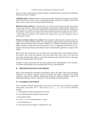 ENTROPY-COST RATIO MAXIMIZATION MODEL FOR EFFICIENT STOCK PORTFOLIO SELECTION USING INTERVAL ...