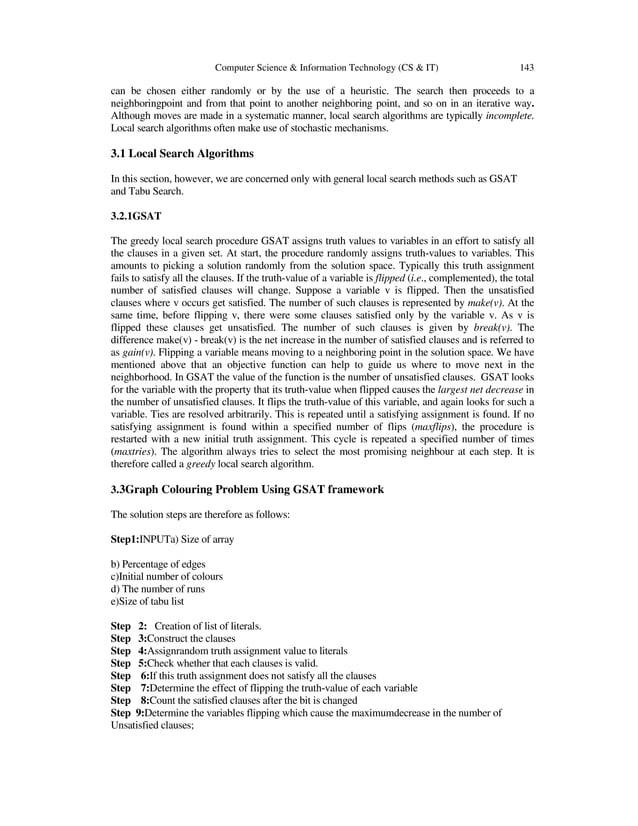 SATISFIABILITY METHODS FOR COLOURING GRAPHS | PDF | Programming Languages | Computing