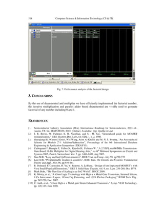 ULTRA HIGH SPEED FACTORIAL DESIGN IN SUB-NANOMETER TECHNOLOGY | PDF
