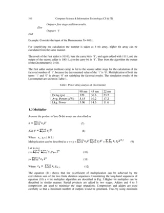 ULTRA HIGH SPEED FACTORIAL DESIGN IN SUB-NANOMETER TECHNOLOGY | PDF