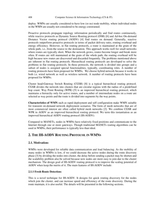 BETTER SCALABLE ROUTING PROTOCOL FOR HYBRID WIRELESS MESH NETWORK | PDF
