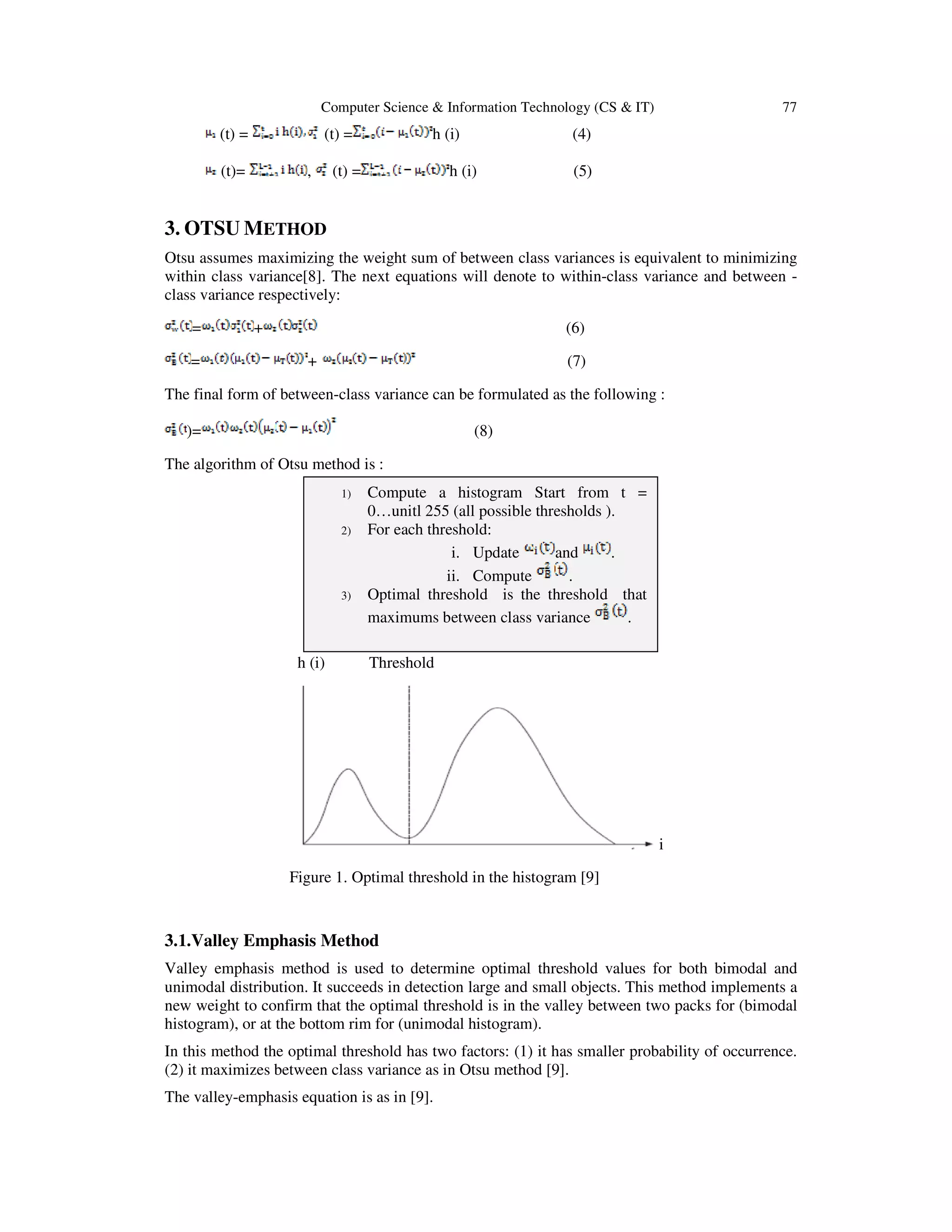 AUTOMATIC THRESHOLDING TECHNIQUES FOR SAR IMAGES | PDF