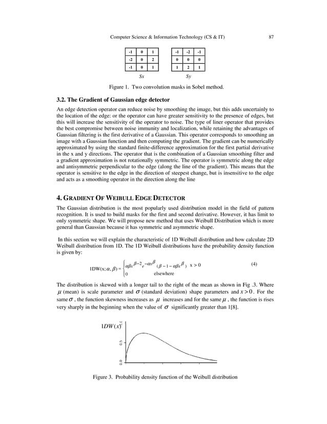 EDGE DETECTION IN RADAR IMAGES USING WEIBULL DISTRIBUTION | PDF