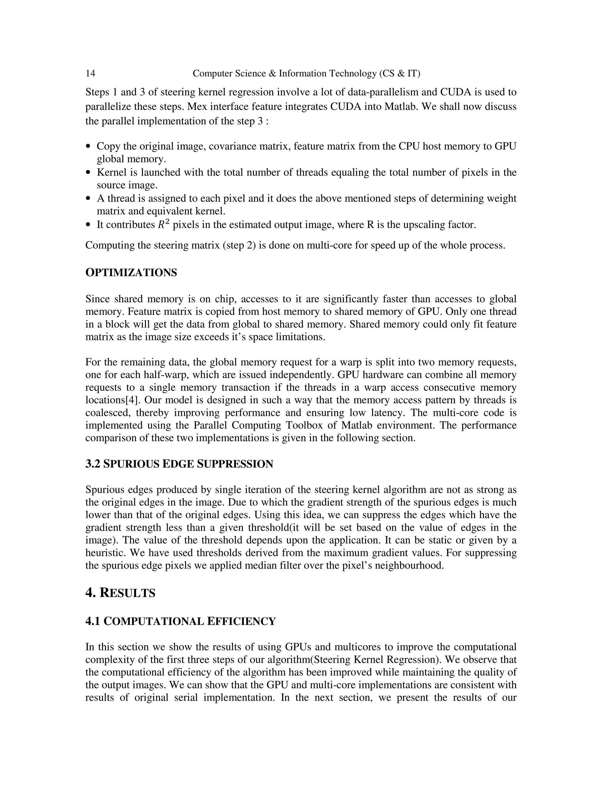 MEDIAN BASED PARALLEL STEERING KERNEL REGRESSION FOR IMAGE RECONSTRUCTION | PDF