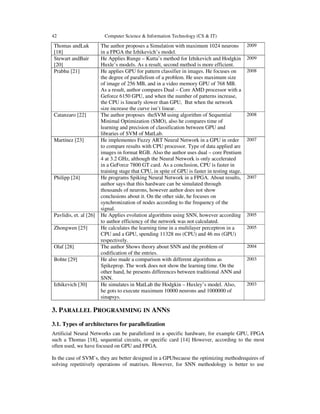 IMPROVING OF ARTIFICIAL NEURAL NETWORKS PERFORMANCE BY USING GPU’S: A SURVEY | PDF