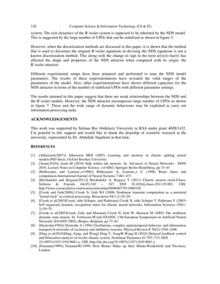 ANALYSIS OF A CHAOTIC SPIKING NEURAL MODEL : THE NDS NEURON | PDF