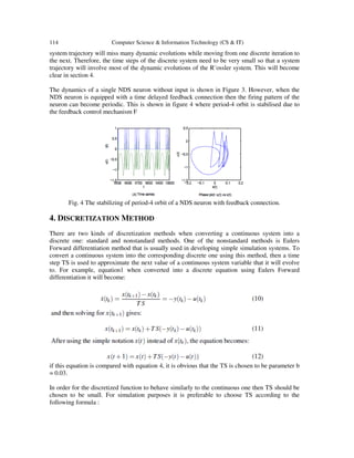 ANALYSIS OF A CHAOTIC SPIKING NEURAL MODEL : THE NDS NEURON | PDF
