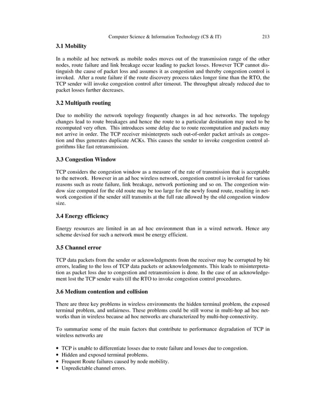 A Throughput Analysis Of Tcp In Adhoc Networks Pdf