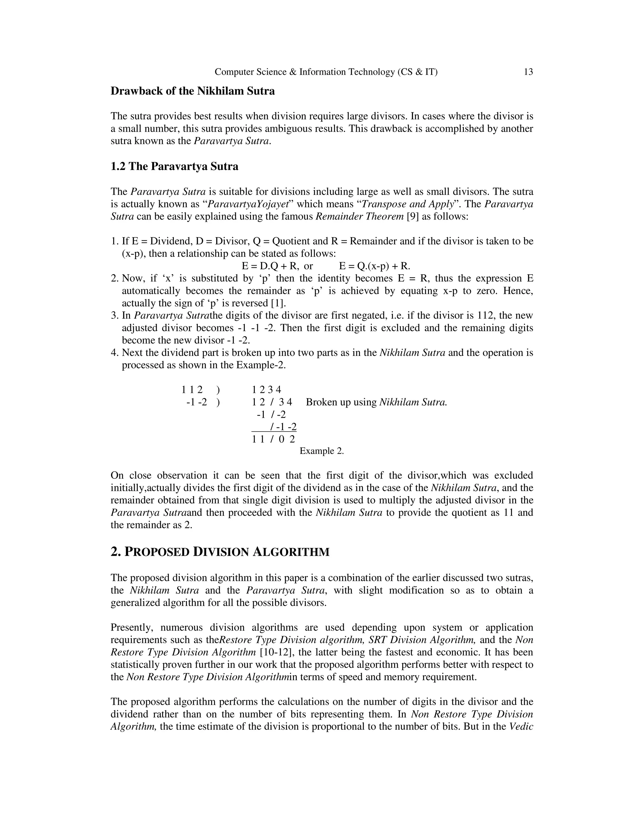 A NEW PARADIGM IN FAST BCD DIVISION USING ANCIENT INDIAN VEDIC ...