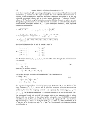 MODIFIED GOLDEN CODES FOR IMPROVED ERROR RATES THROUGH LOW COMPLEX ...