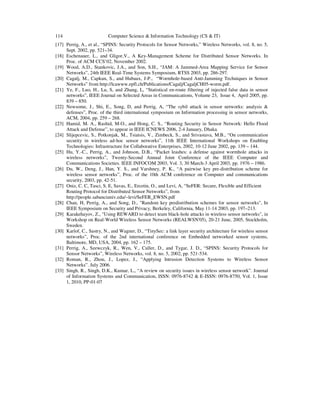 WIRELESS SENSOR NETWORKS – ARCHITECTURE, SECURITY REQUIREMENTS, SECURITY THREATS AND ITS ...