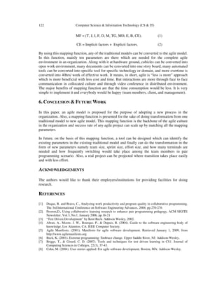 MAPPING OF TRADITIONAL SOFTWARE DEVELOPMENT METHODS TO AGILE METHODOLOGY | PDF