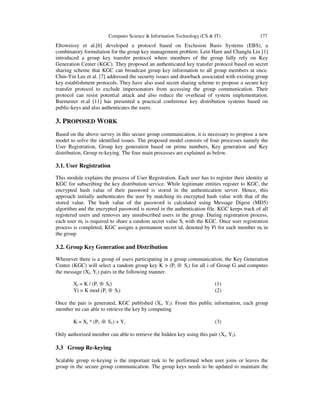 A SECURE KEY COMPUTATION PROTOCOL FOR SECURE GROUP COMMUNICATION WITH PASSWORD BASED ...