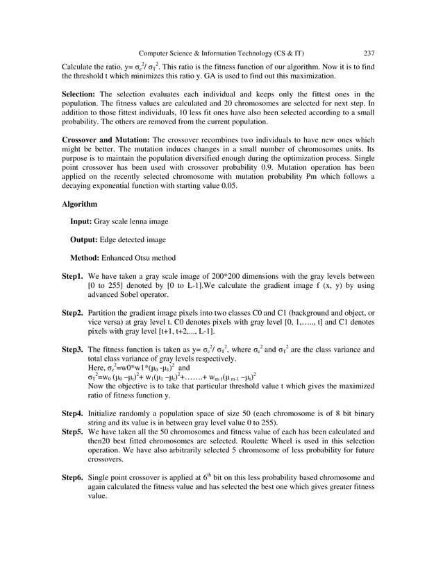 EDGE DETECTION BY MODIFIED OTSU METHOD | PDF