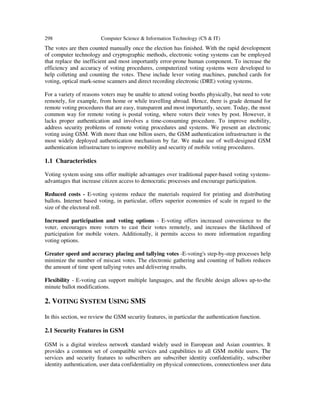 A NOVEL VOTING SYSTEM USING SMS | PDF | Smartphones | Consumer Electronics