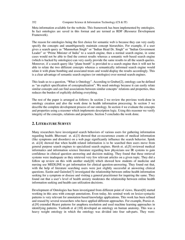 DOMAIN ONTOLOGY DEVELOPMENT FOR COMMUNICABLE DISEASES | PDF