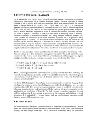 MODELING OF DISTRIBUTED MUTUAL EXCLUSION SYSTEM USING EVENT-B | PDF | Programming Languages ...