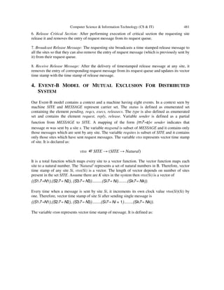 MODELING OF DISTRIBUTED MUTUAL EXCLUSION SYSTEM USING EVENT-B | PDF | Programming Languages ...