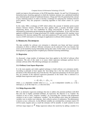 ESTIMATING PROJECT DEVELOPMENT EFFORT USING CLUSTERED REGRESSION APPROACH | PDF