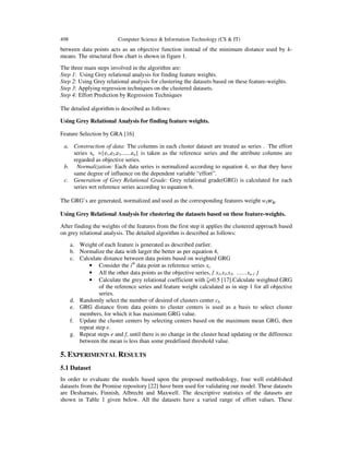 ESTIMATING PROJECT DEVELOPMENT EFFORT USING CLUSTERED REGRESSION APPROACH | PDF
