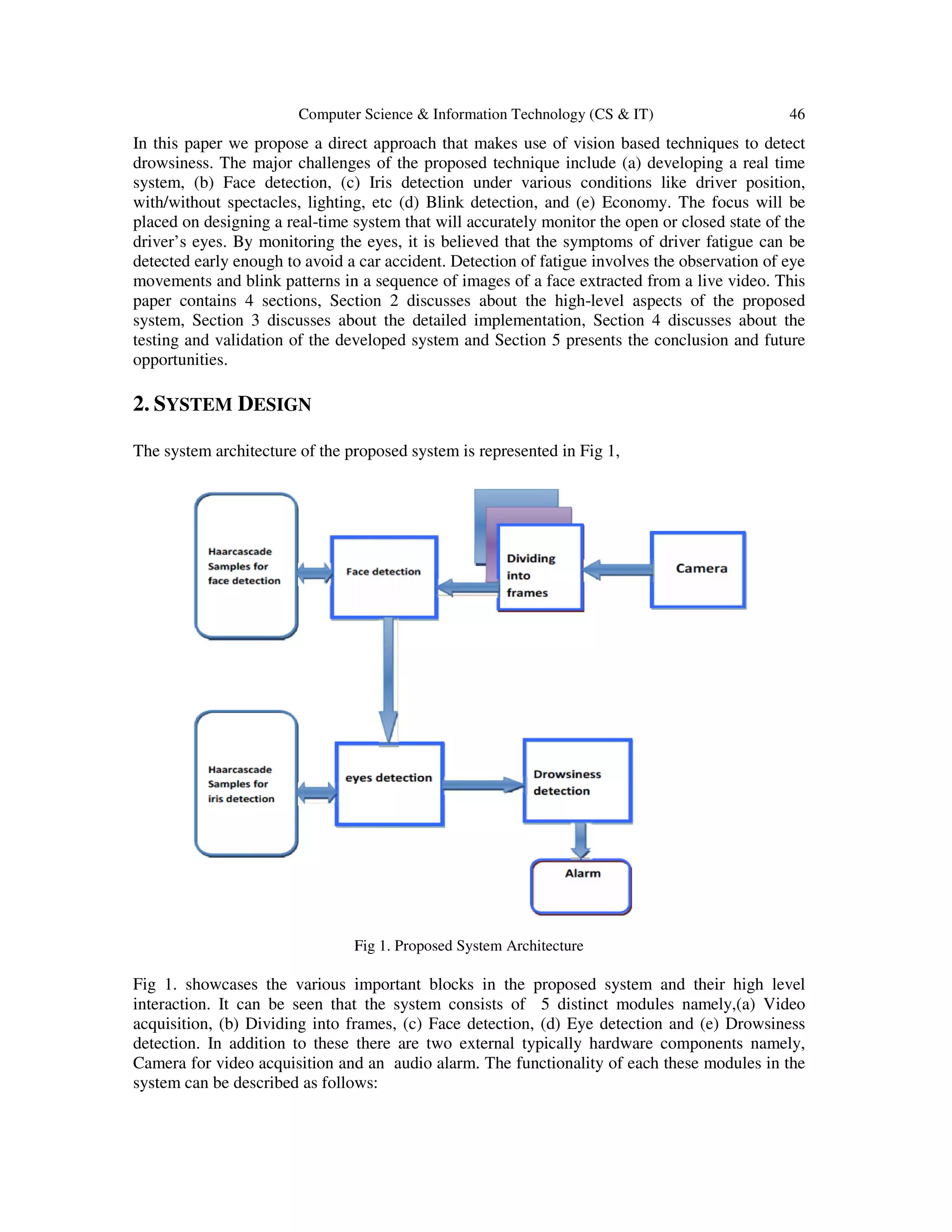 REAL TIME DROWSY DRIVER DETECTION USING HAARCASCADE SAMPLES | PDF