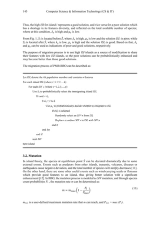 Essential Modifications on Biogeography-Based Optimization Algorithm | PDF