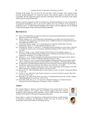 A CUSTOMIZED FLOCKING ALGORITHM FOR SWARMS OF SENSORS TRACKING A SWARM OF TARGETS | PDF