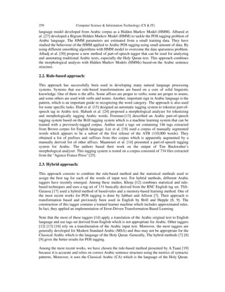 IMPROVING RULE-BASED METHOD FOR ARABIC POS TAGGING USING HMM TECHNIQUE ...