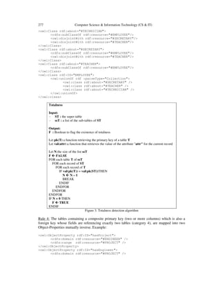 TRANSFORMATION RULES FOR BUILDING OWL ONTOLOGIES FROM RELATIONAL DATABASES | PDF