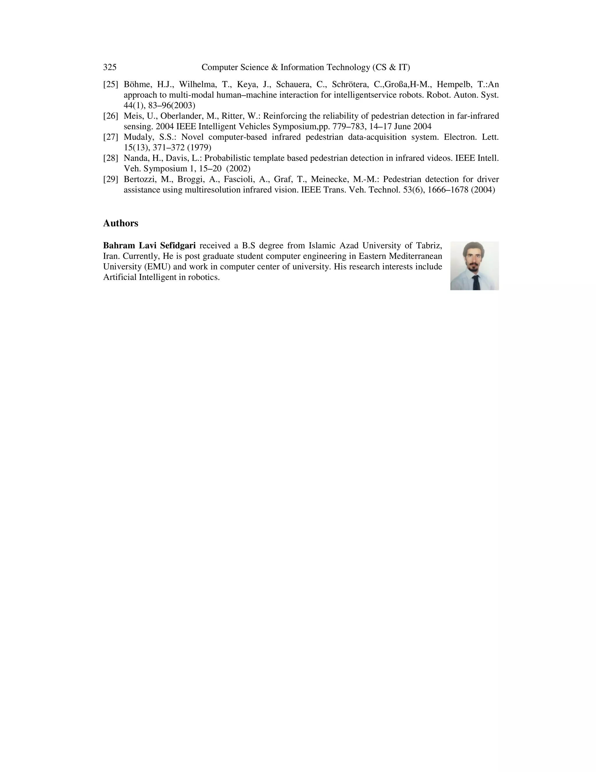 Human Body Detection And Safety Care System For A Flying Robot Pdf