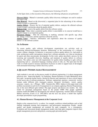 AGILE METHODS AND QUALITY _ A SURVEY | PDF