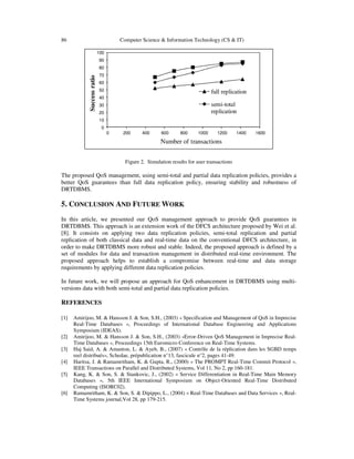 QUALITY OF SERVICE MANAGEMENT IN DISTRIBUTED FEEDBACK CONTROL SCHEDULING ARCHITECTURE USING ...